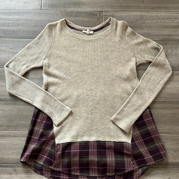 Mystree | Tops | Mixed Media Top | Poshmark